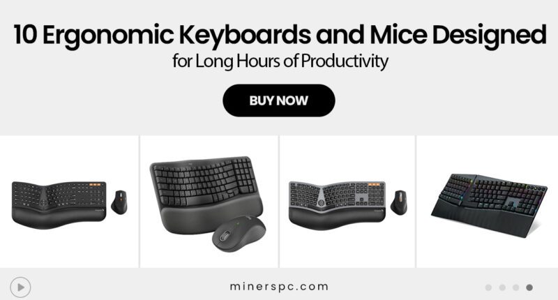 Best Ergonomic Keyboards and Mice in 2025 | Miners PC